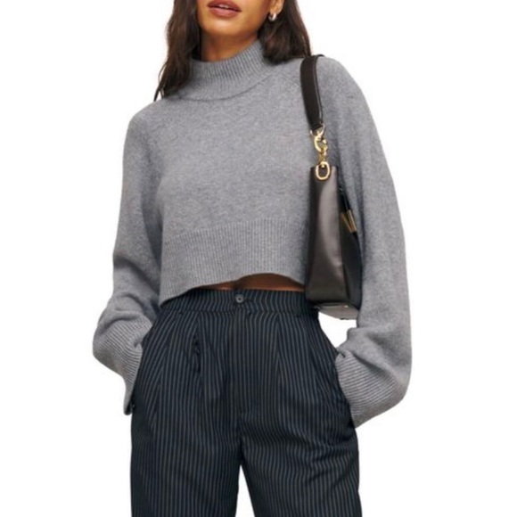 Reformation | Sweaters | Reformation Elvezia Gray Turtleneck | Poshmark